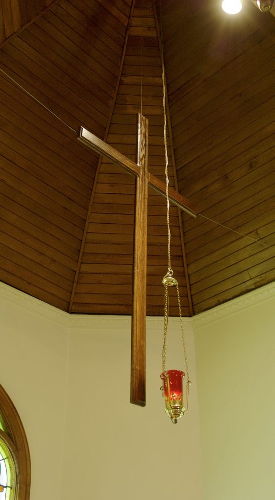 Hanging Cross and Sanctuary Lamp | Anne Langton: Anglican Churchwoman ...