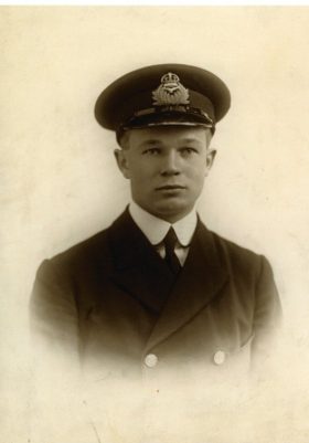 Roy in his Royal Naval Air Service uniform, circa 1916.