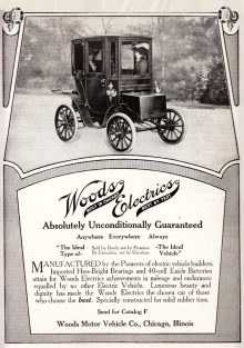 Woods Electric, 1910 | Wires to Wheels: Electric Vehicles in Canada and ...