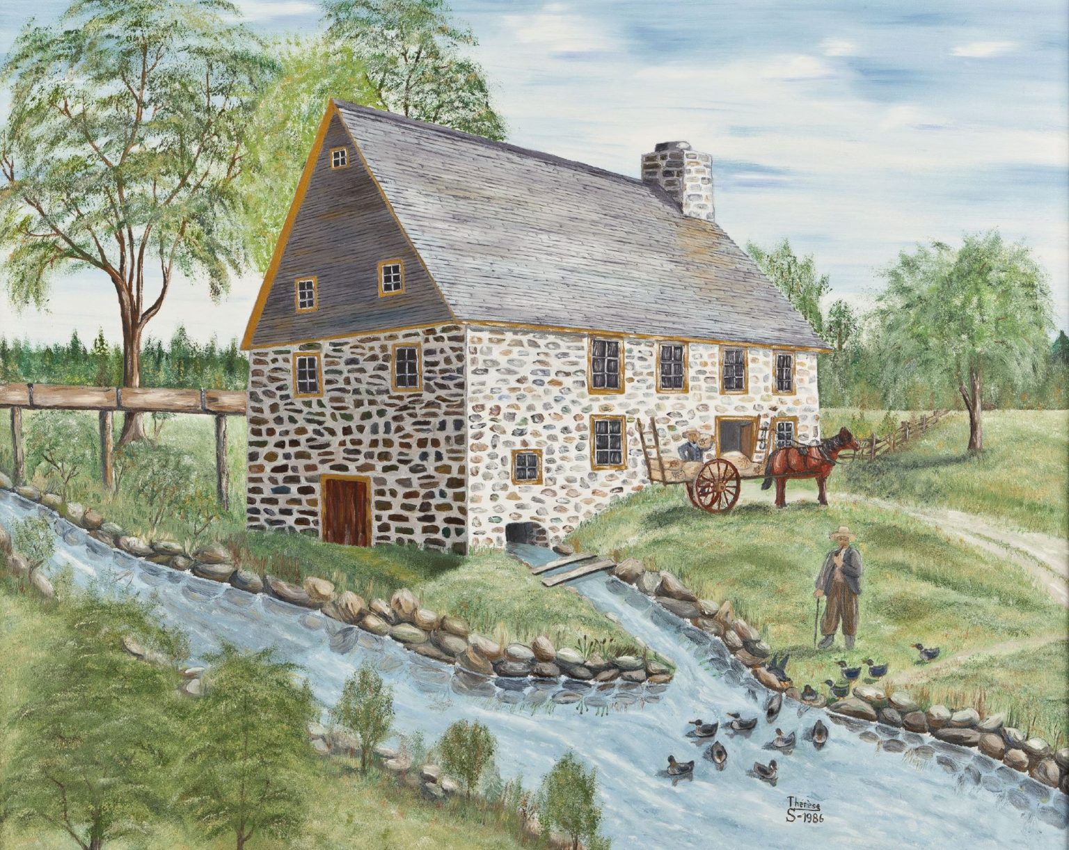 Le moulin à farine (1986) (The Flour Mill), Thérèse Sauvageau ...