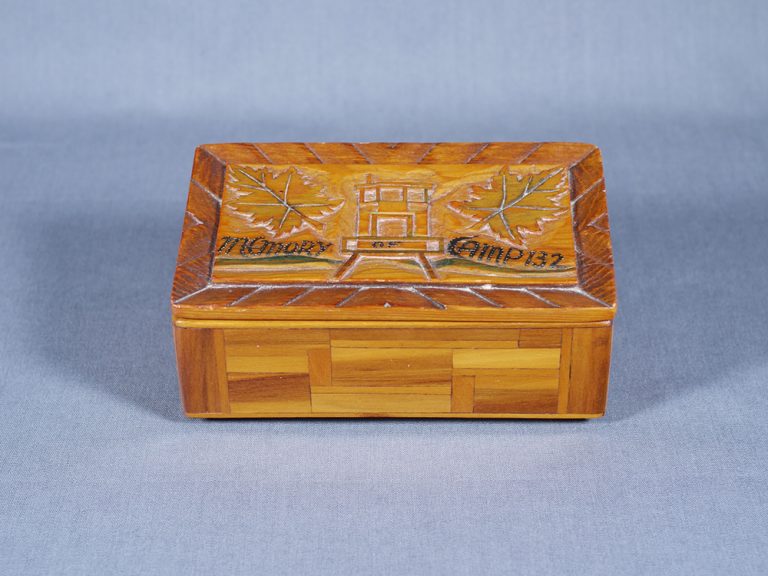 Wooden Box | Keepsakes of Conflict: Trench Art and Other Canadian War ...