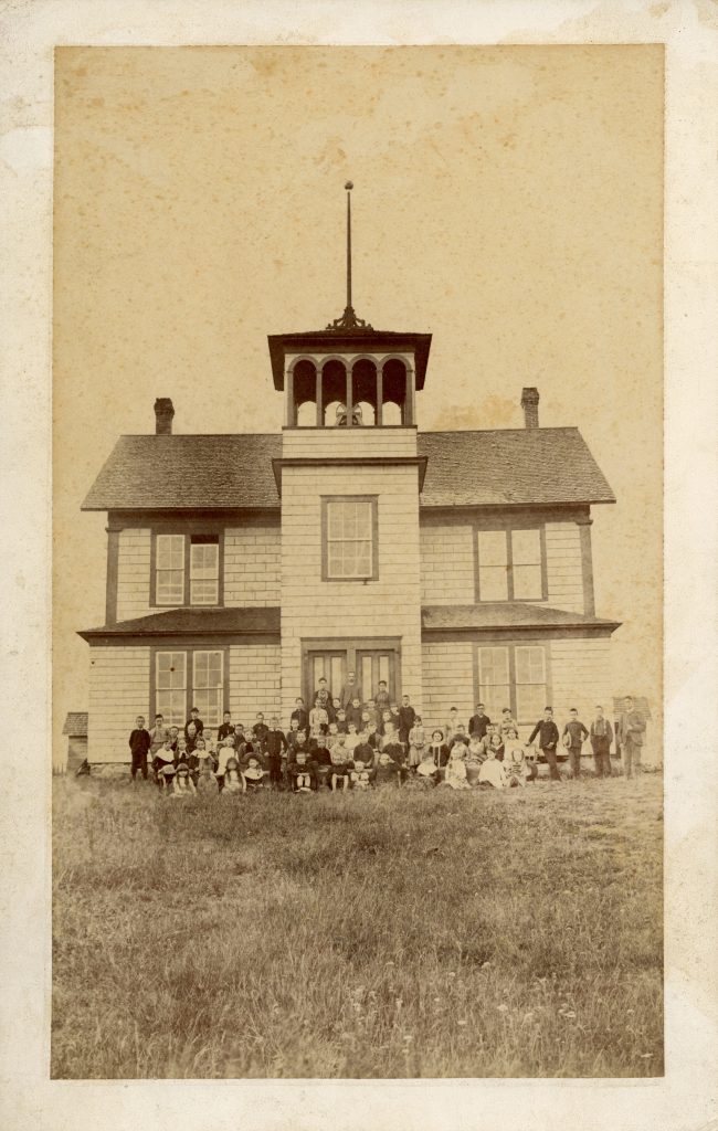 The Magog Academy Facing Main Street | The History of Education in ...