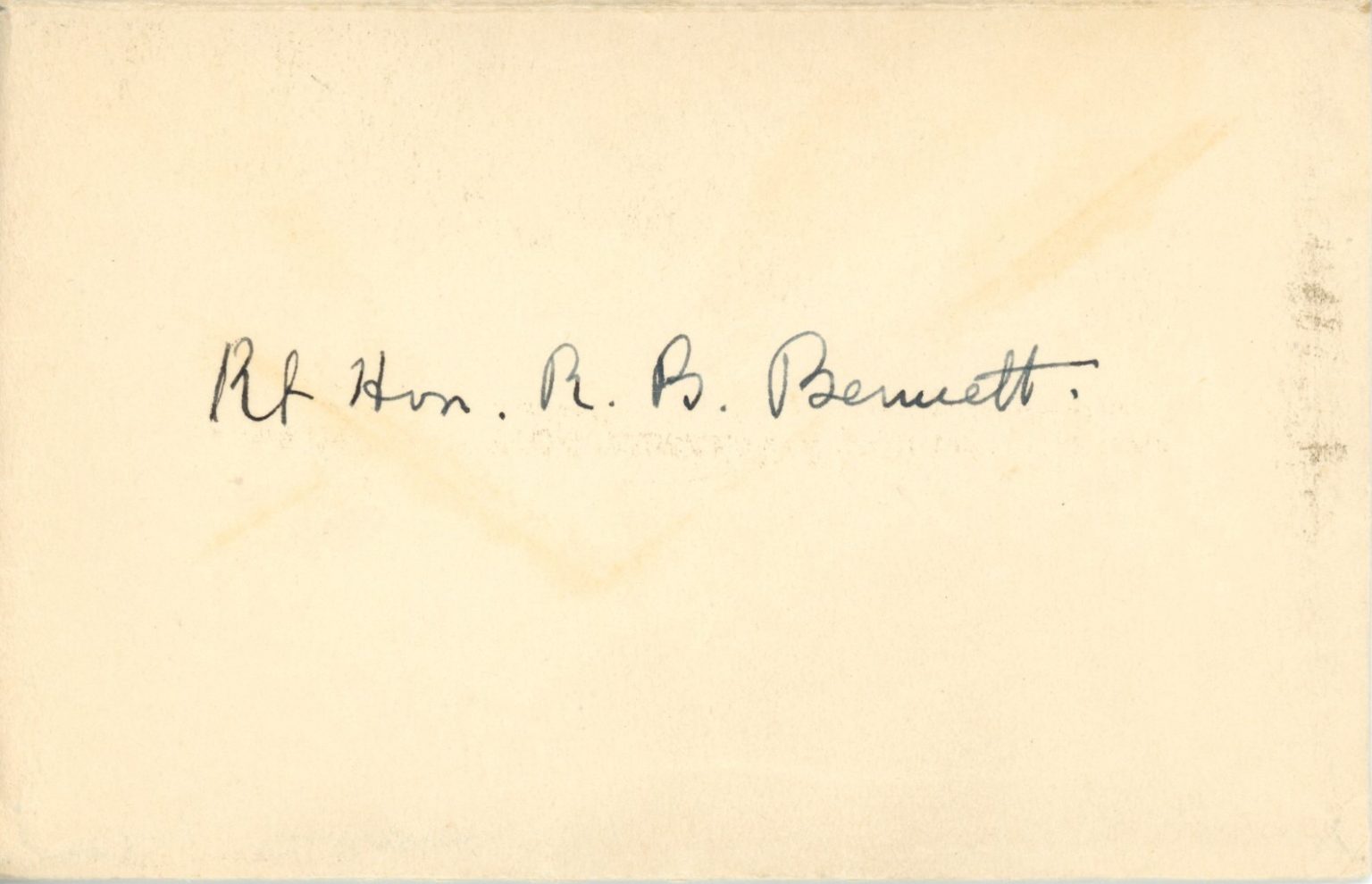 Correspondence between Maude Abbott et Canadian Prime Minister R.B ...