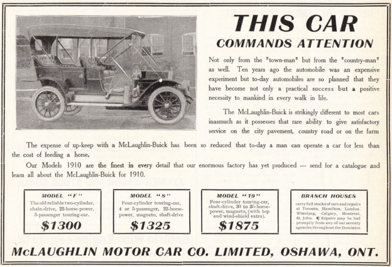 McLaughlin and Buick | Oshawa’s Automotive Community