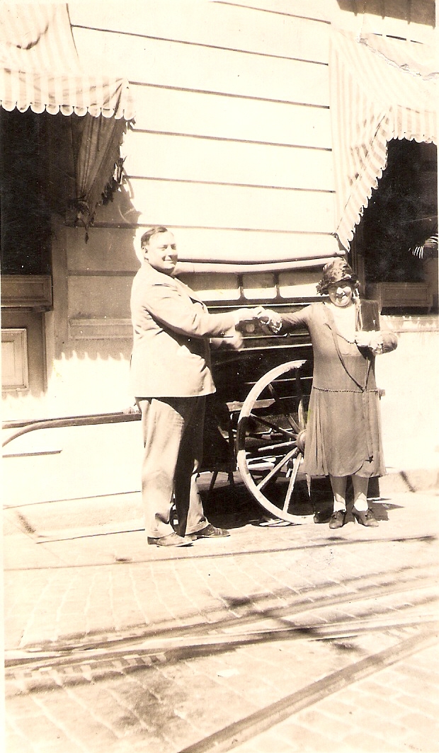 Alfred Lévesque and his wife Albertine Collin in the years 1925-1930 ...