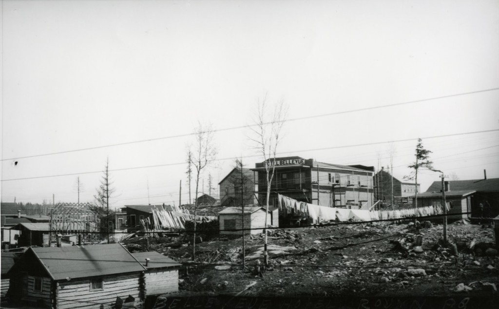 The Bellevue Hotel in the Early Days of Rouyn | The birth of Rouyn and ...
