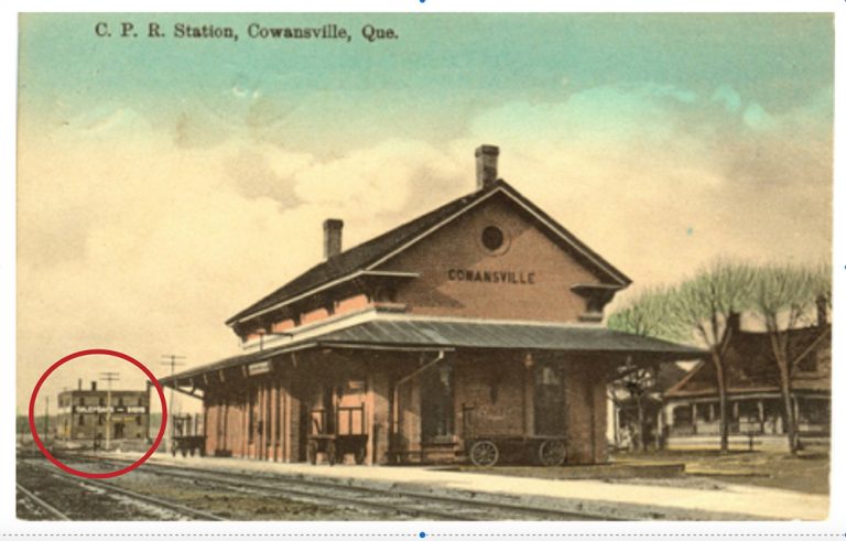 The old Cowansville train station | Cowansville and Bruck Mills: A ...
