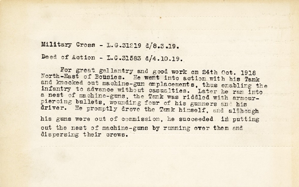 Captain James Roy Gray, MC | Topography of Grief – Mapping the Great ...