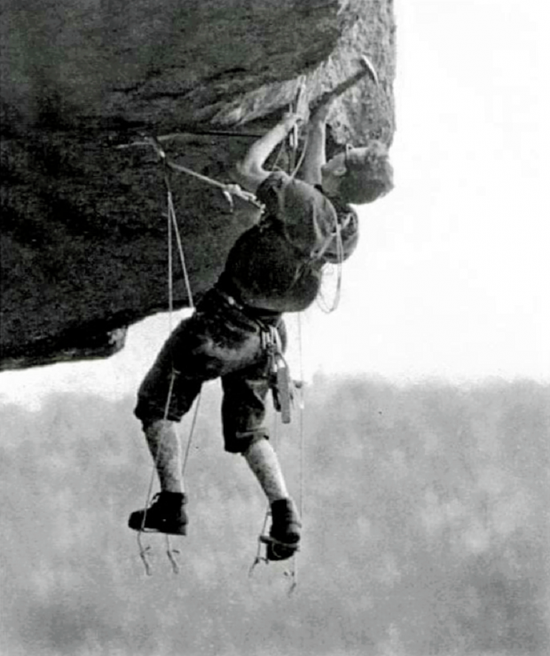 First climb of “Ben’s roof,” 1958 | Val-David, the Cradle of Rock ...