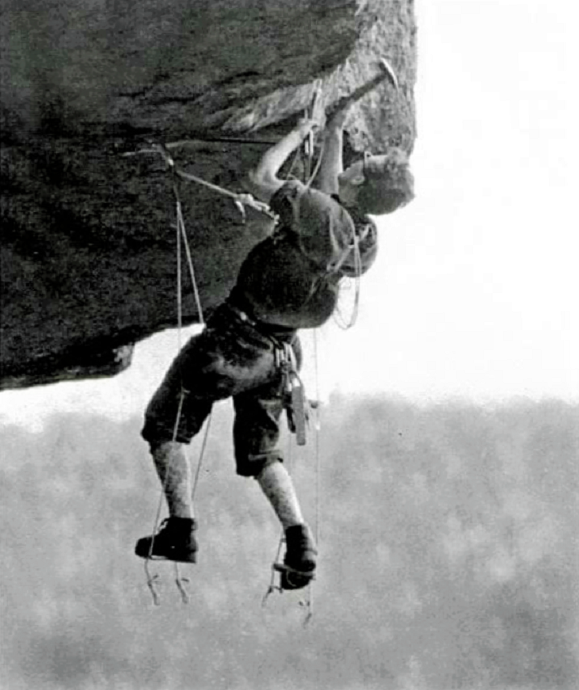 First climb of “Ben’s roof,” 1958 | Val-David, the Cradle of Rock ...