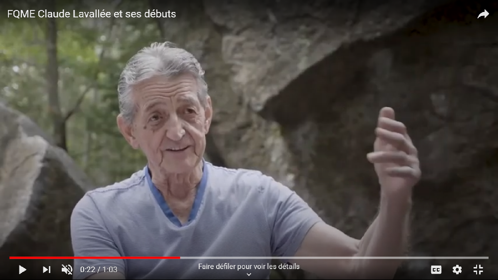 Claude Lavallée talks about his debut as a climber in 1954. | Val-David ...