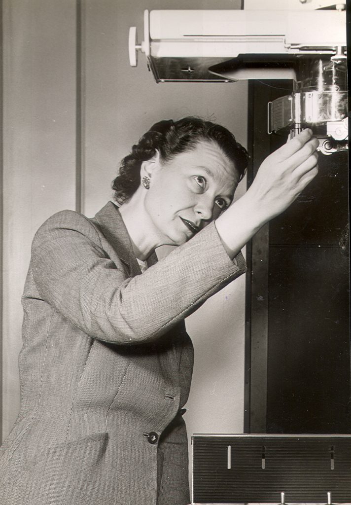 Dr. Elizabeth Forbes Examining an X-ray Machine | Women in Medical ...